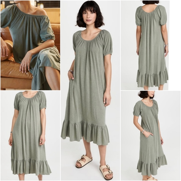 Sundry | Dresses | Price Drop Puff Sleeve Dress | Poshmark